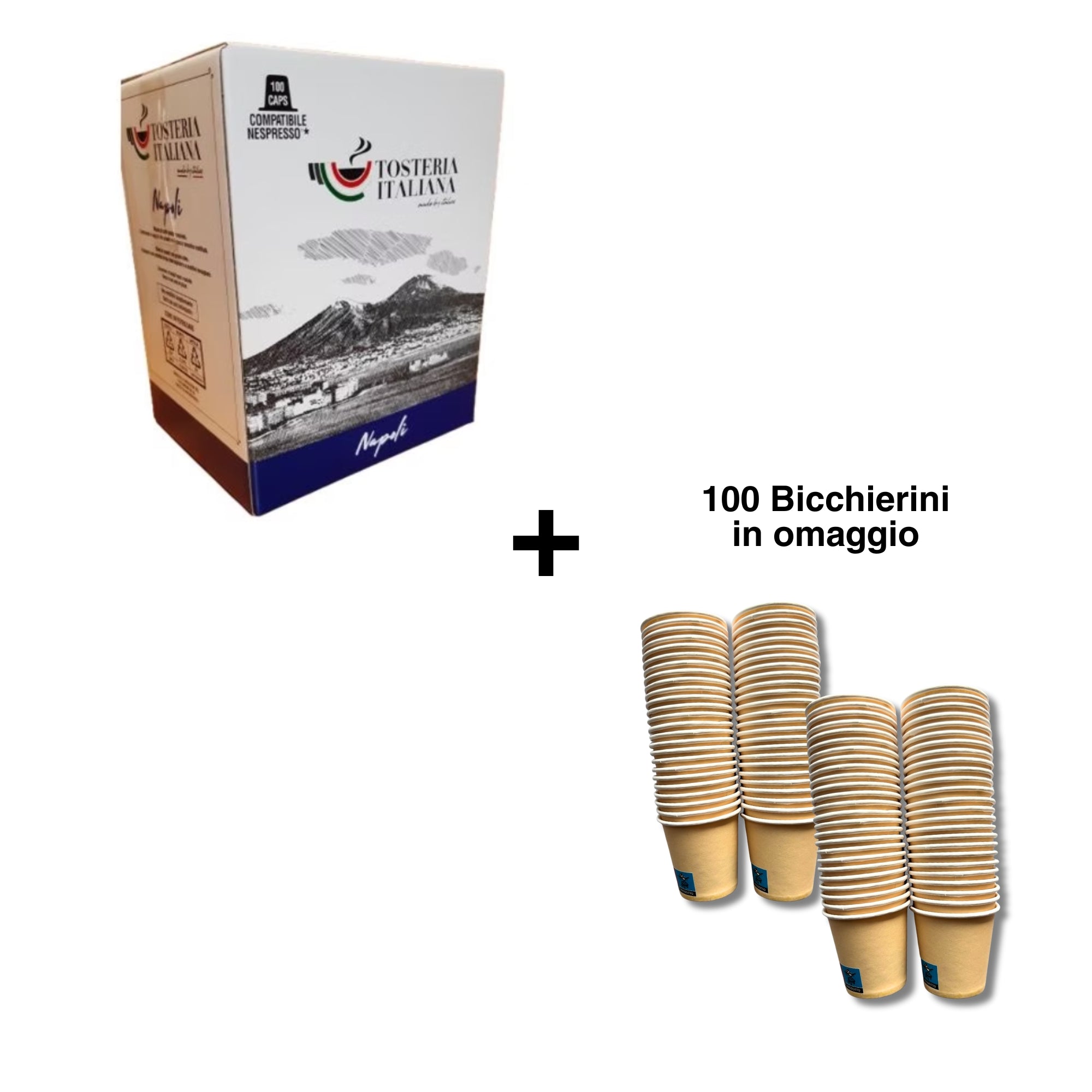 [PROMO] Capsule Tosteria Italiana miscela Napoli comp. Nespresso + bic ...